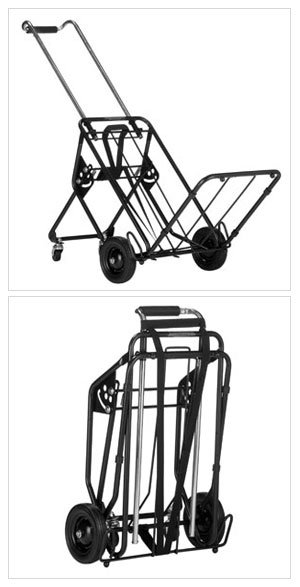 Hand Trucks R Us - Clipper Lean Luggage Four Wheel Cart - Item: 94